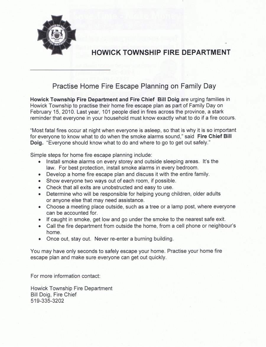 Howick Township Fire Department, Fire Department, What's Happening in ...